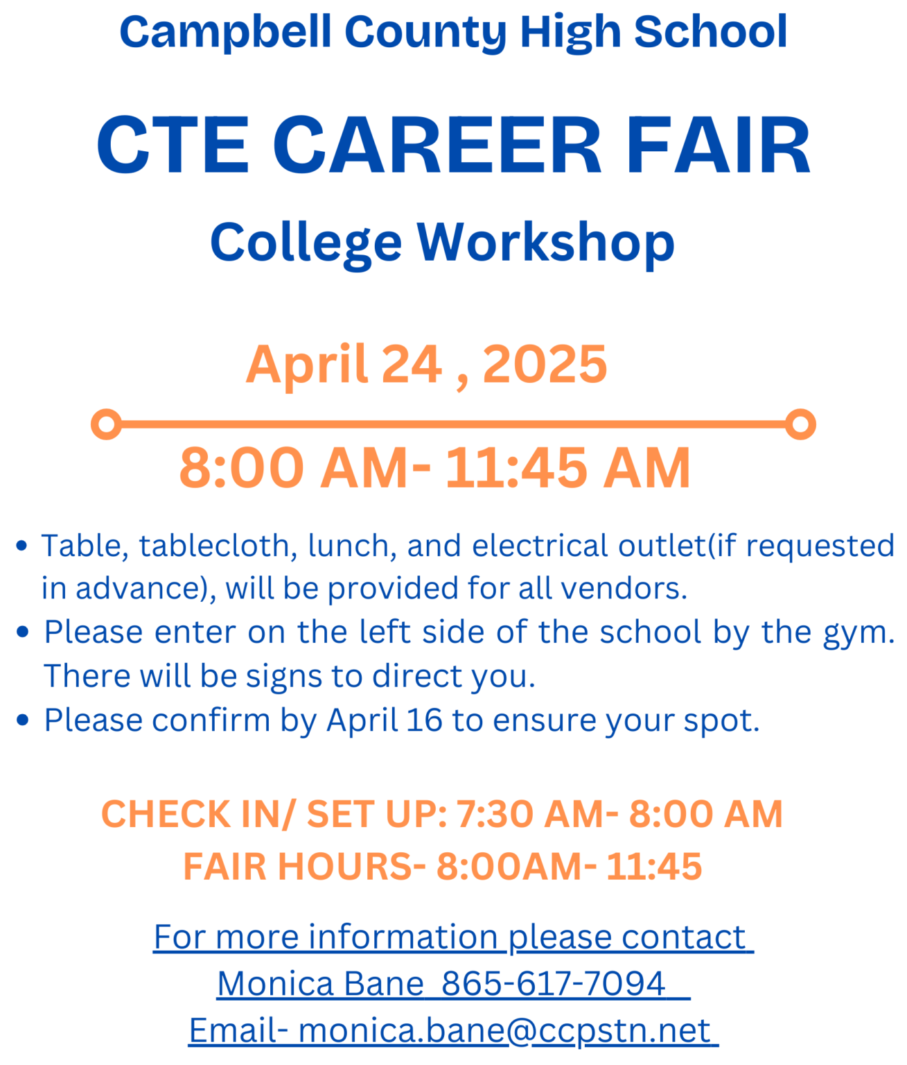 Campbell High’s CTE Career Fair is April 24, at Brown Gym - WLAF
