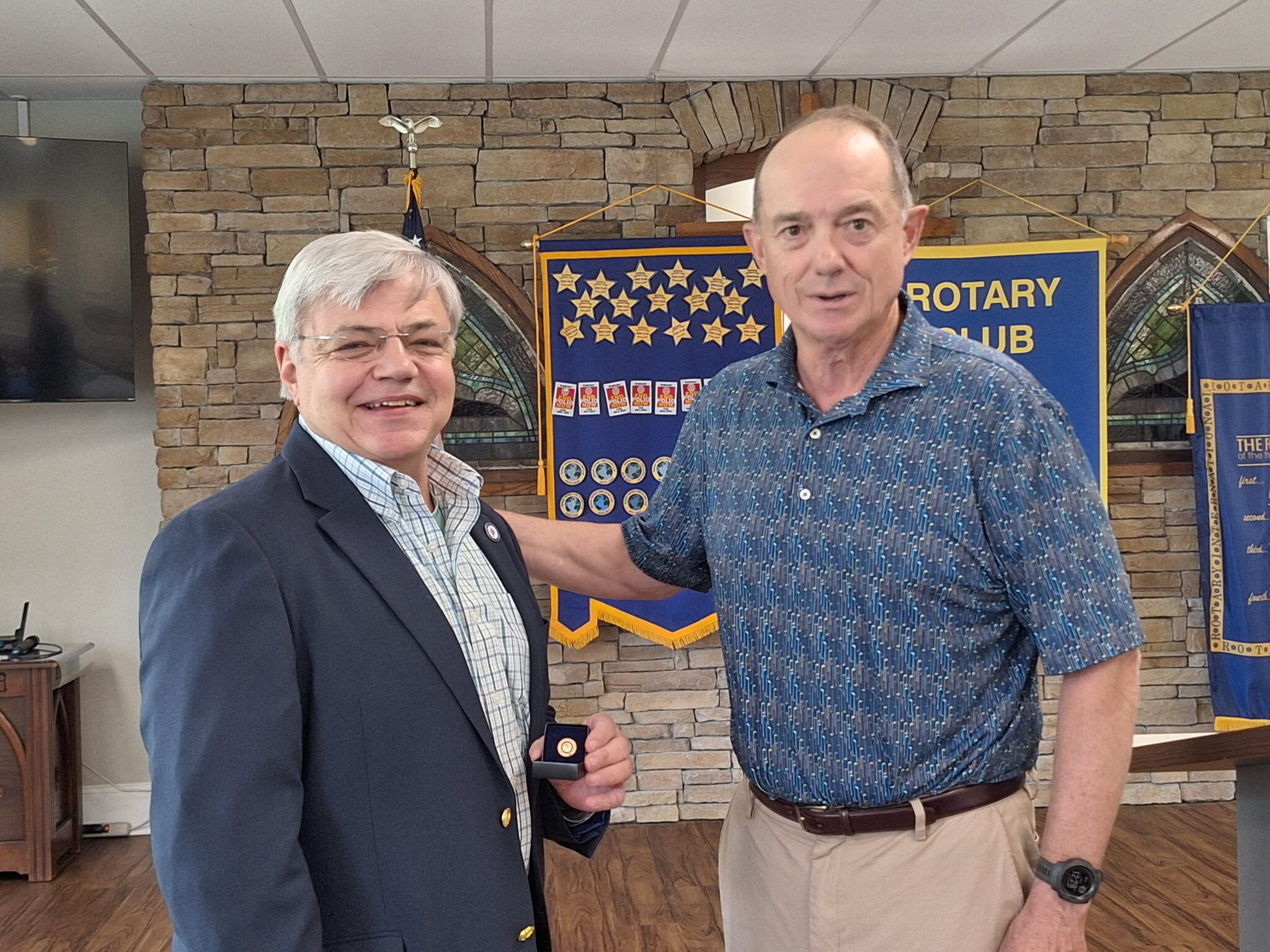 State Representative Dennis Powers recognized at Rotary – WLAF