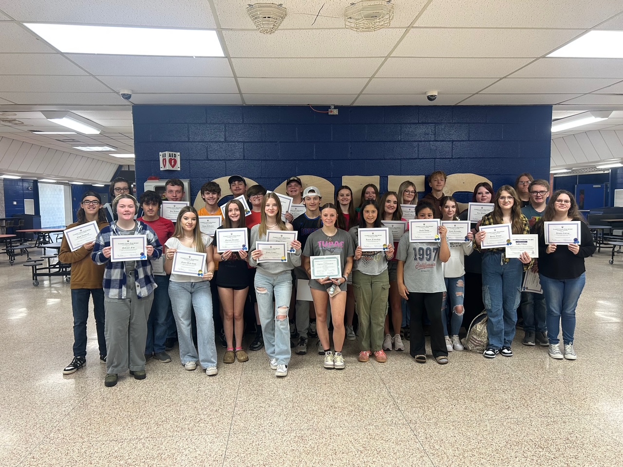 CCHS Freshman honored at Awards Ceremony - WLAF