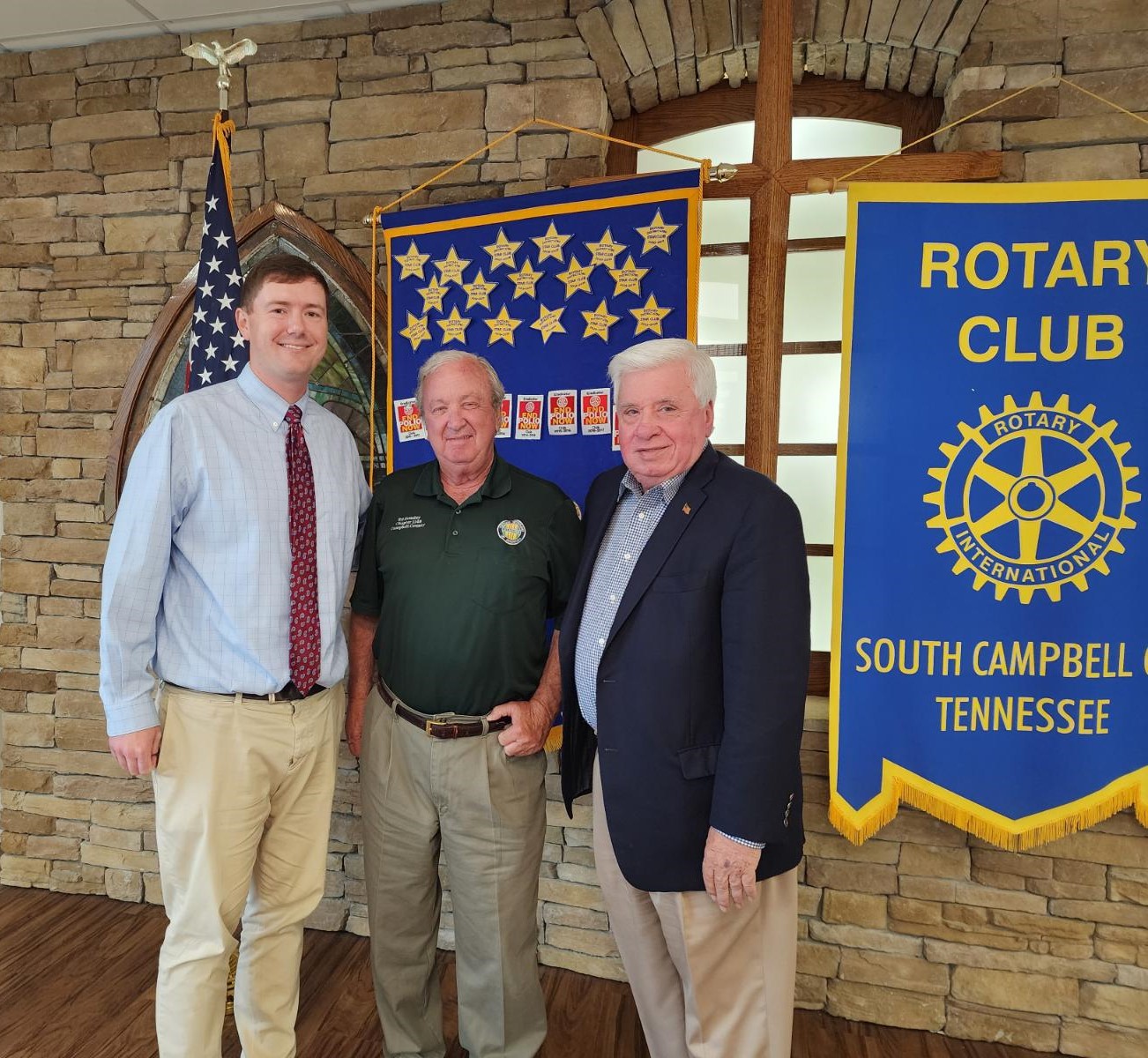 Colonel Marvin Bolinger speaks at Rotary luncheon – WLAF