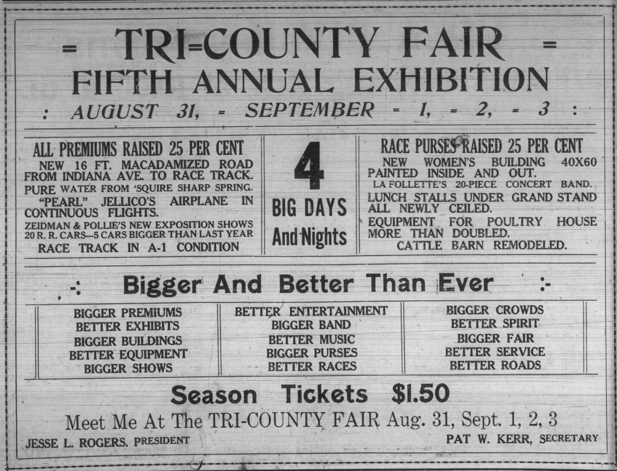 Throwback Thursday takes us to the 1921 Tri County Fair - WLAF