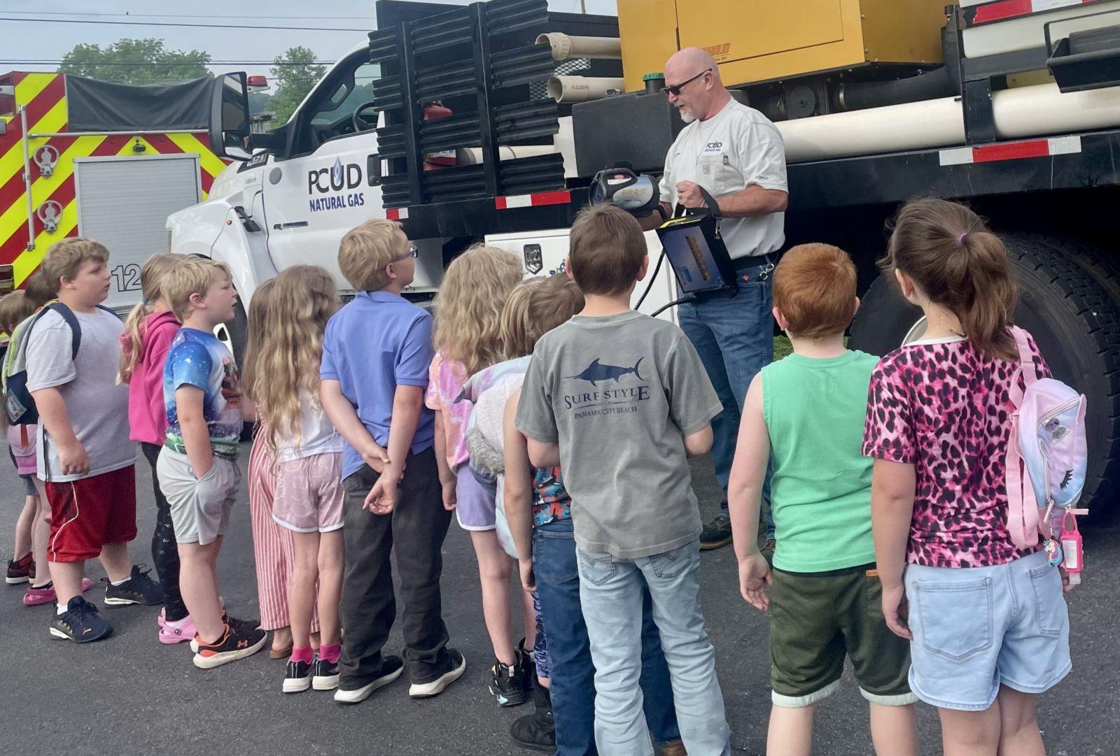 PCUD visits Valley View Elementary School - WLAF