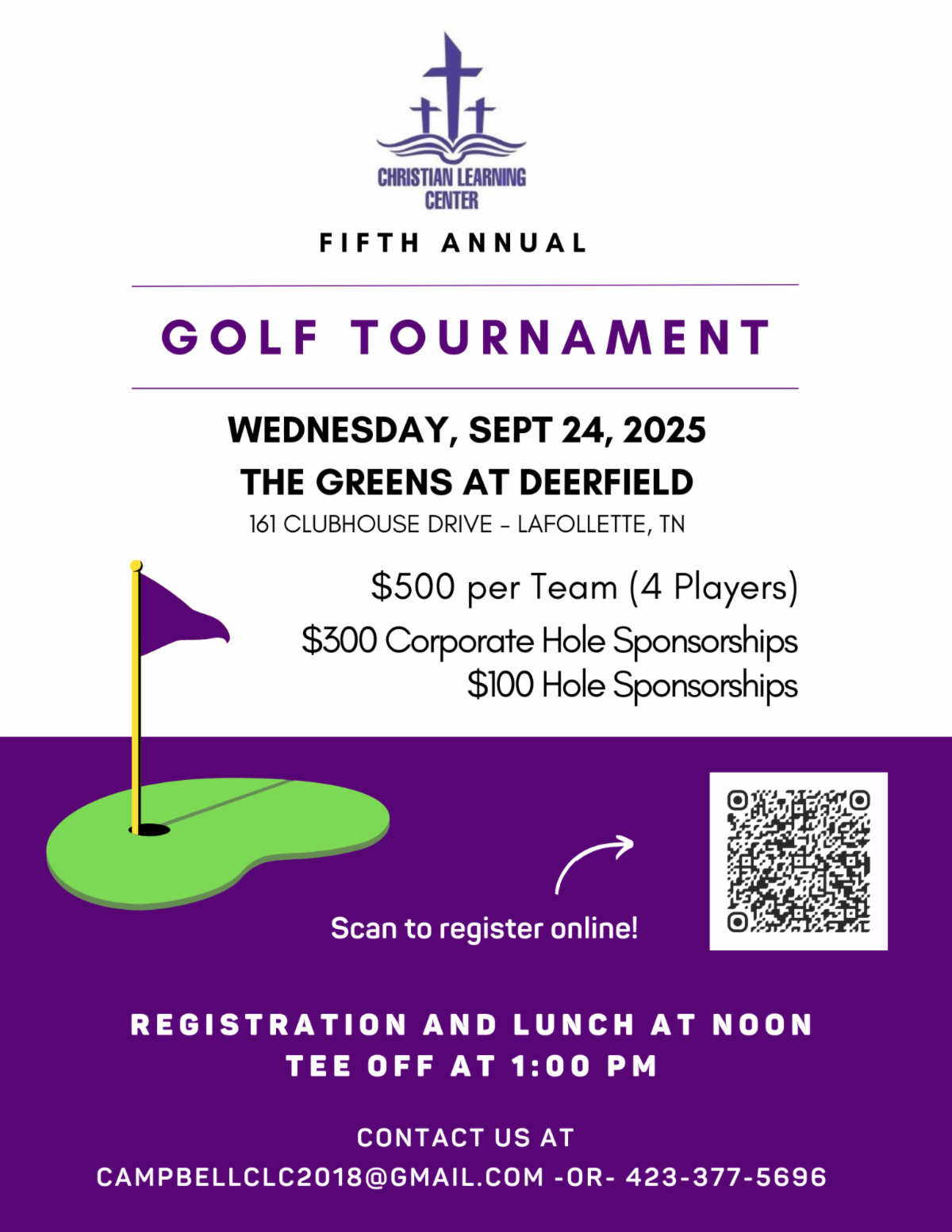 Benefit golf tournament set for Christian Learning Center – WLAF