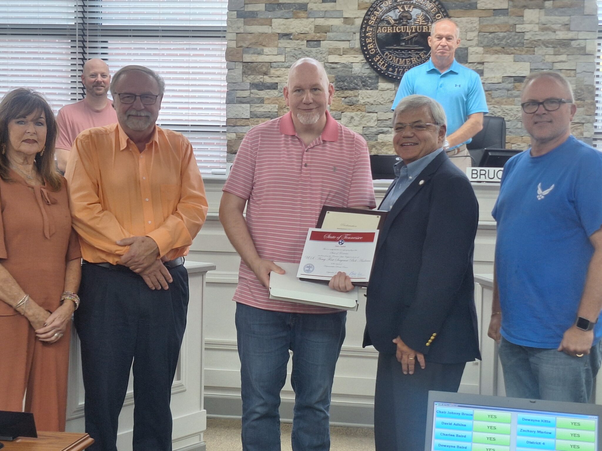 Bob Andreus, Bertha Hatmaker, Sue Nance honored - WLAF