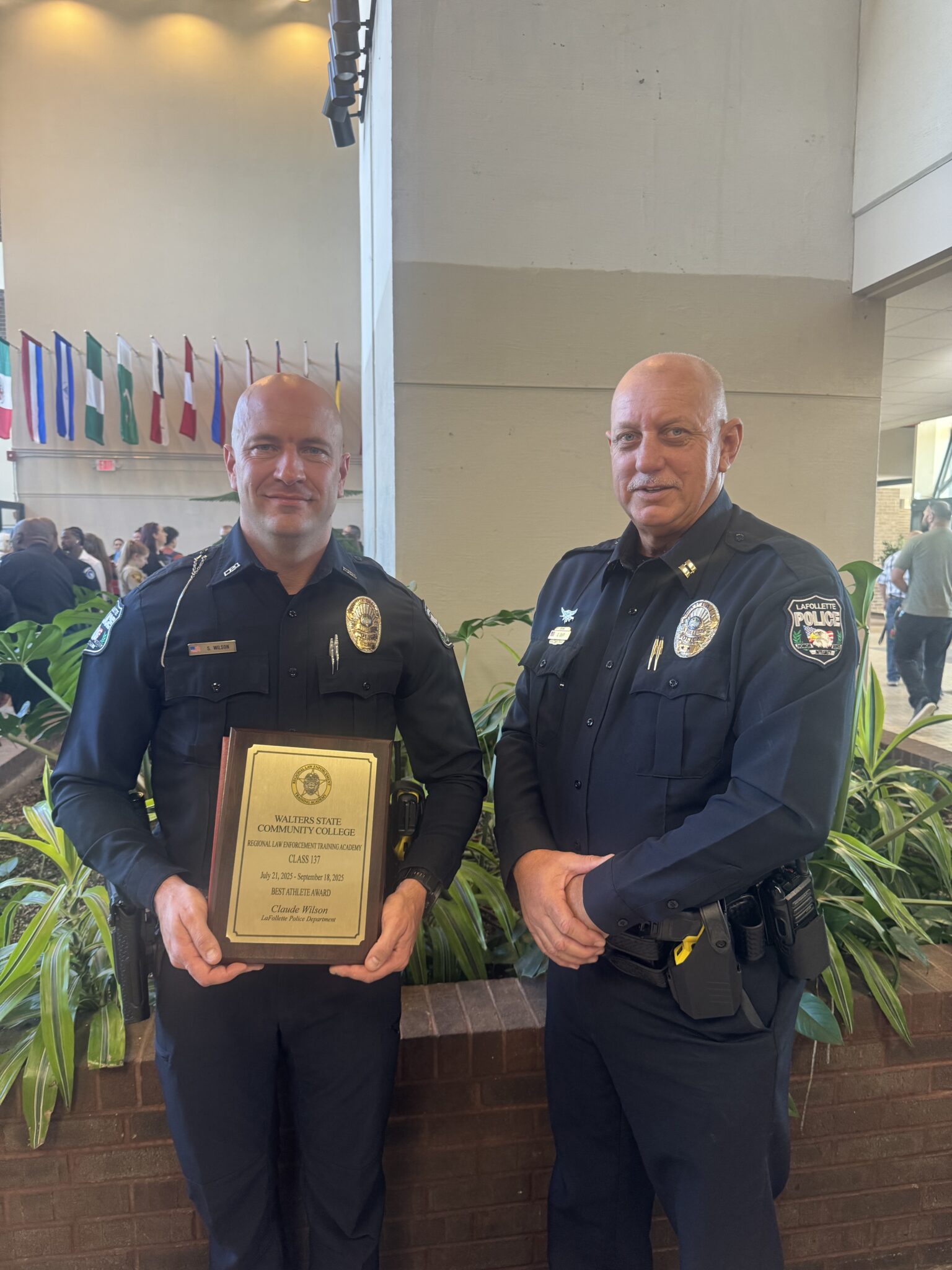 Officers graduate Law Enforcement Training Academy - WLAF
