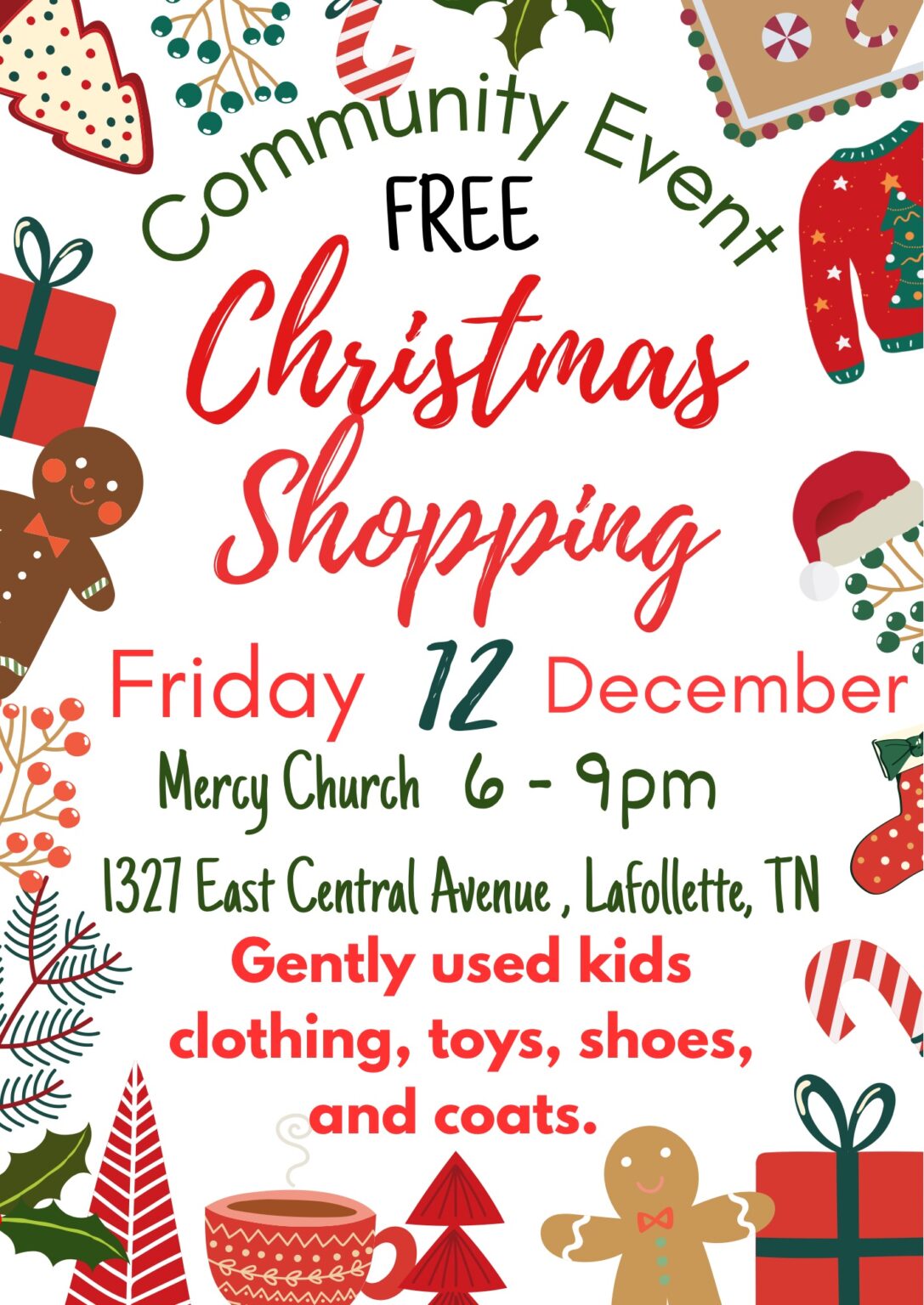 Free community Christmas shopping event Fri., Dec. 12 – WLAF