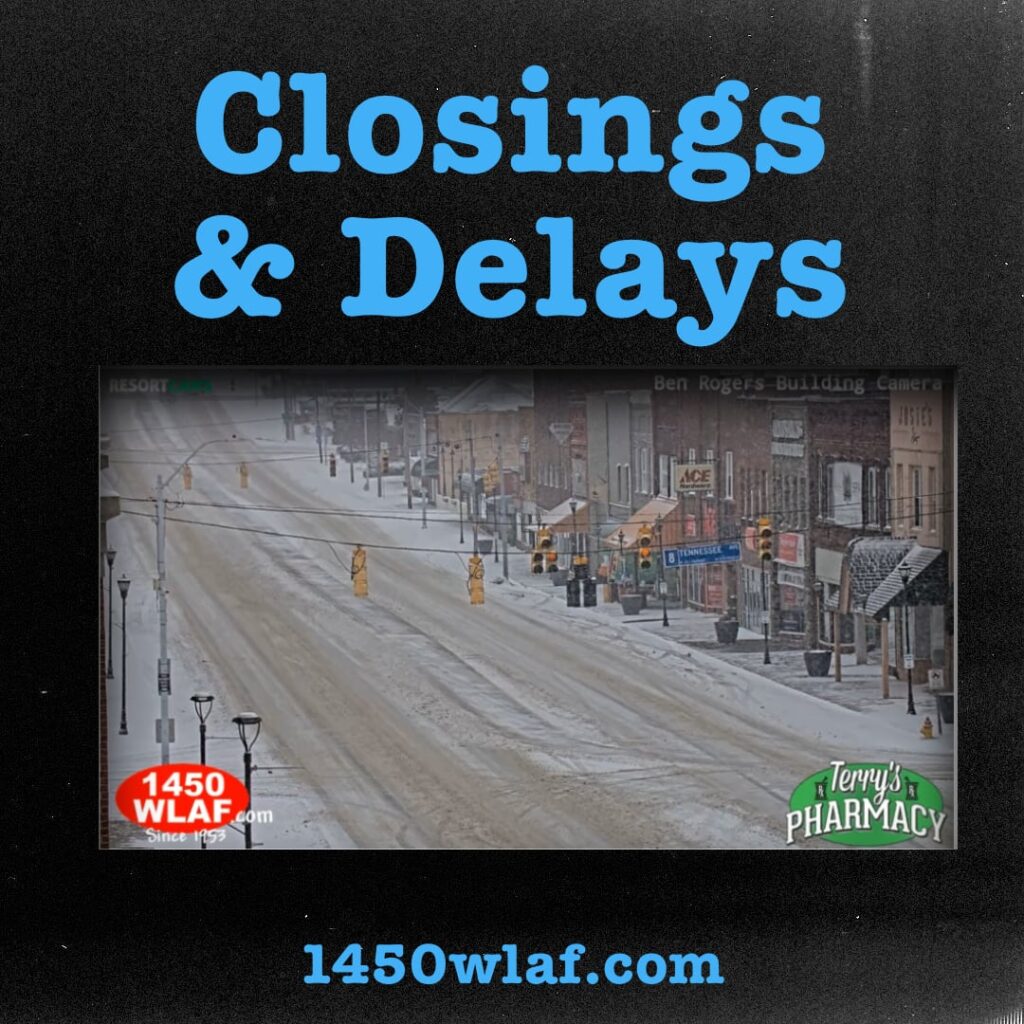 Cancellations, postponements and such – WLAF