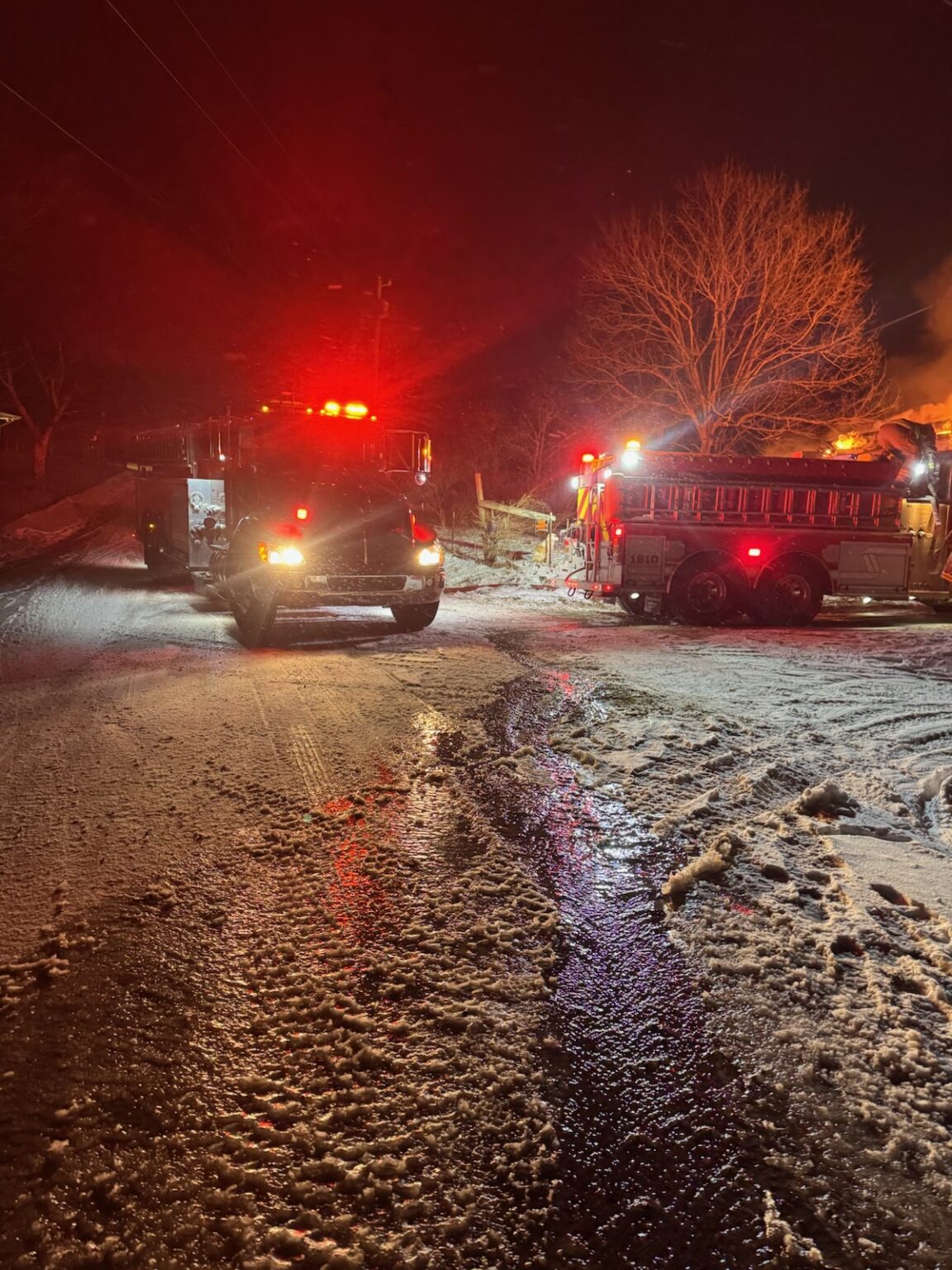 Family escapes fire of their home into dangerously cold conditions – WLAF