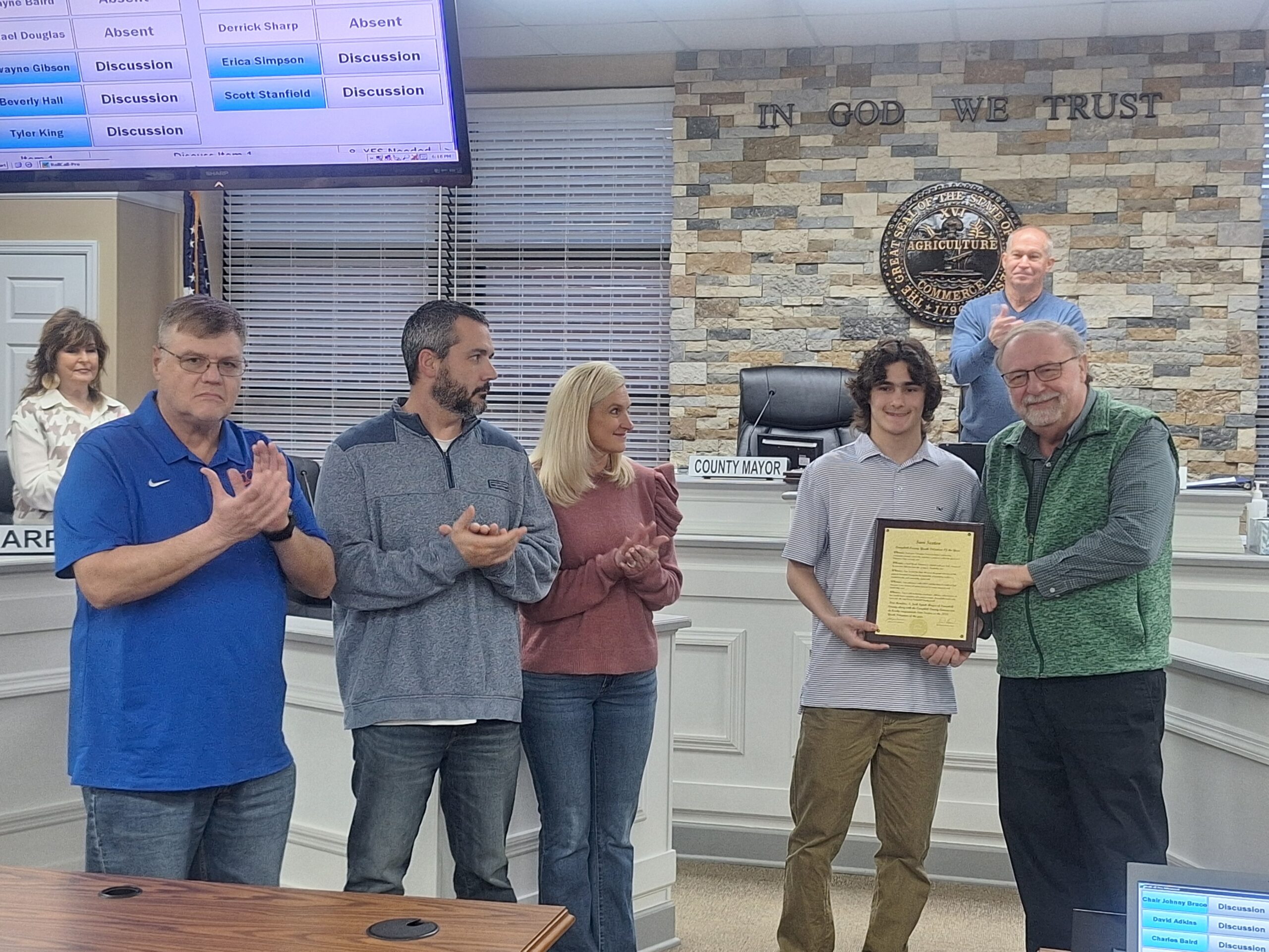 Youth Volunteer of the Year Sam Sexton recognized – WLAF
